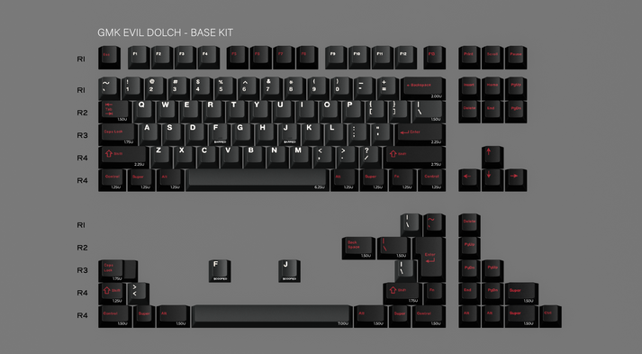 GMK Evil Dolch The Split – GEONWORKS