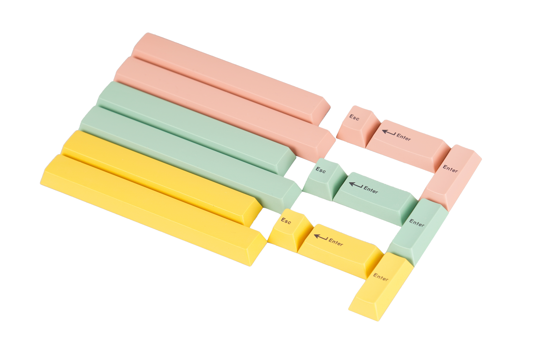 Mint Accent/Extension PBT Dye-sub Keycap – GEONWORKS